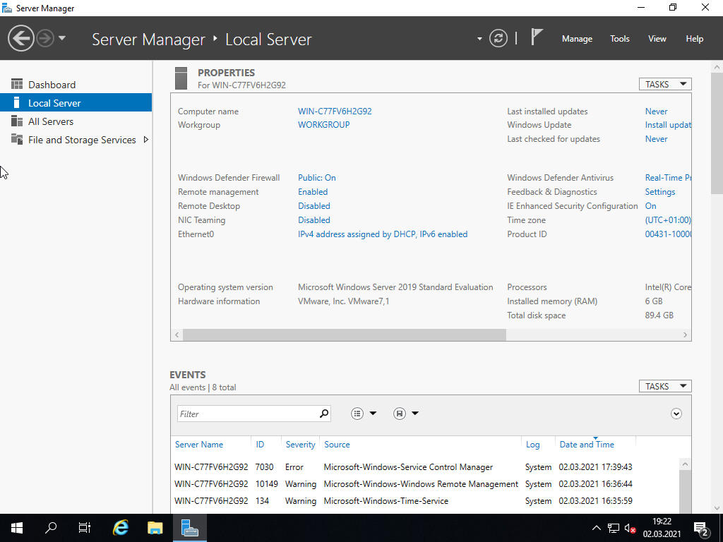 [4] Ustaw stały adres IP – zicherSERVER'S